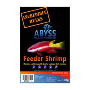 Abyss Frozen Feeder Shrimp 100g | Fast Delivery Abyss Aquatics UK