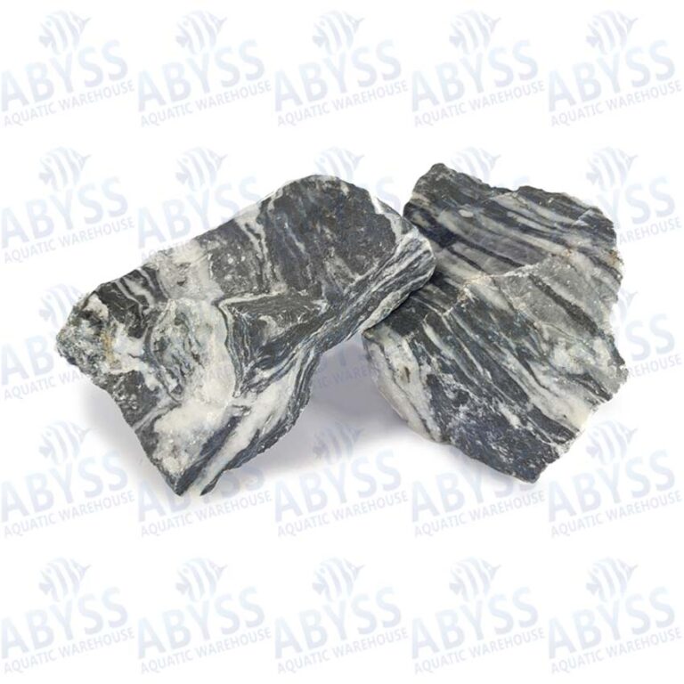 Black Marble Rock (Calcareous) | Fast Delivery Abyss Aquatics UK
