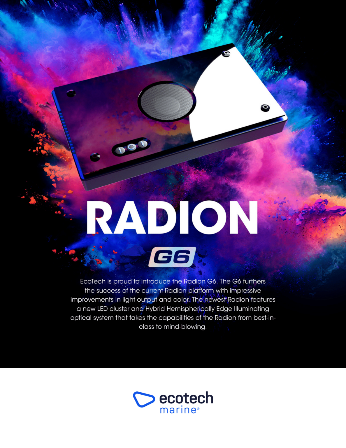 Ecotech Radion XR15 Blue G6 LED Light | Fast Delivery Abyss Aquatics UK