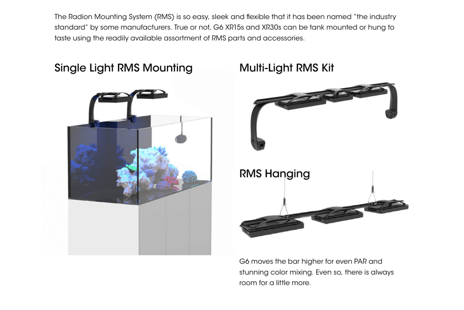 Ecotech Radion XR15 Pro G6 LED Light | Fast Delivery Abyss Aquatics UK
