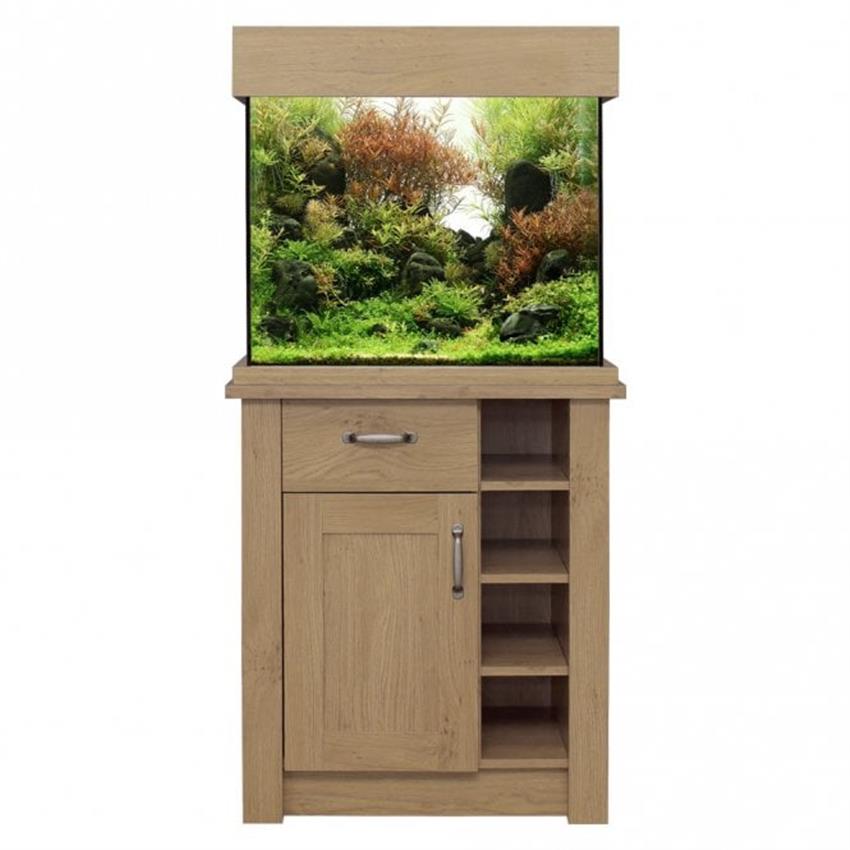 Aqua One Oakstyle 110 Yorkshire Oak Aquarium and Cabinet Set Abyss ...