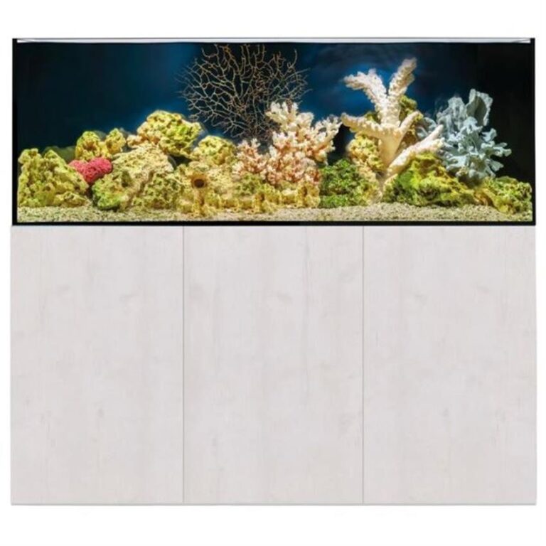 Aqua One ReefSys 434 Matt White Aquarium and Cabinet Abyss Aquatics UK
